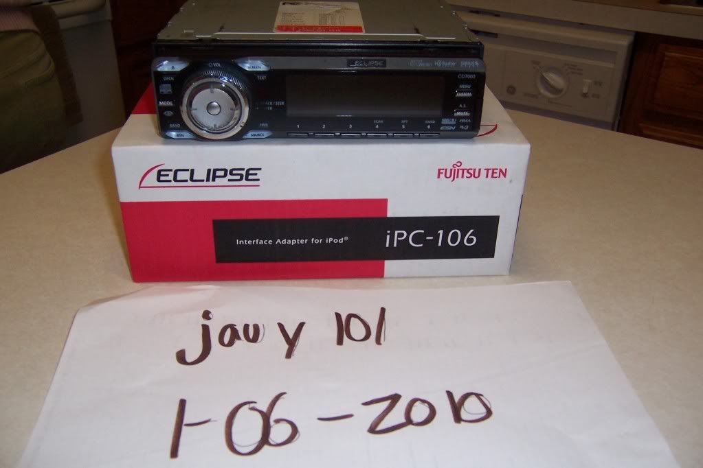 Fs: Eclipse Cd7000 & Ipod IPC-106 - For Sale: Car audio related equipment only - Steve Meade Designs