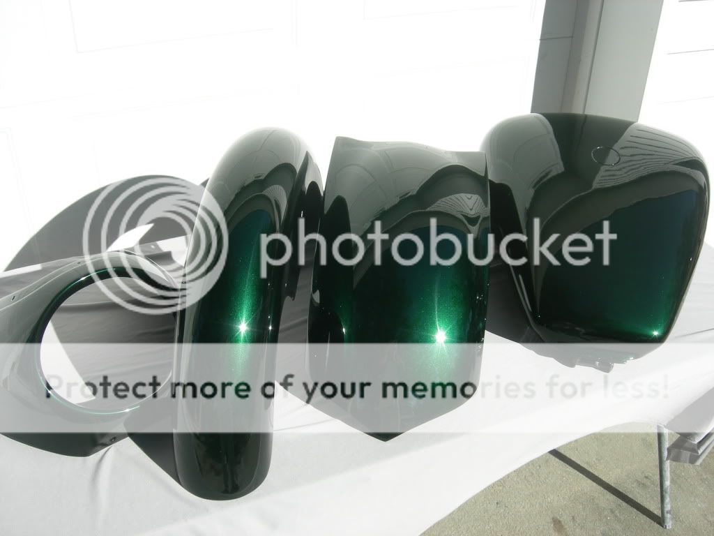 Custom green paint job | Honda VTX 1300 / VTX 1800 Motorcycles Forum