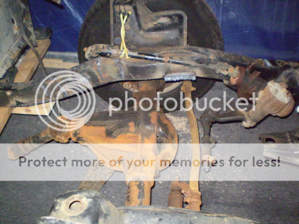 TJ front frame stretch | Pirate 4x4