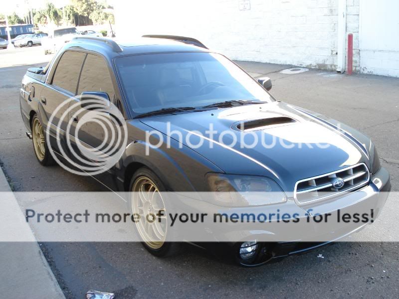 FATmobile 2006 06 Subaru Turbo Baja STi swap - Brembos / wilwoods ...